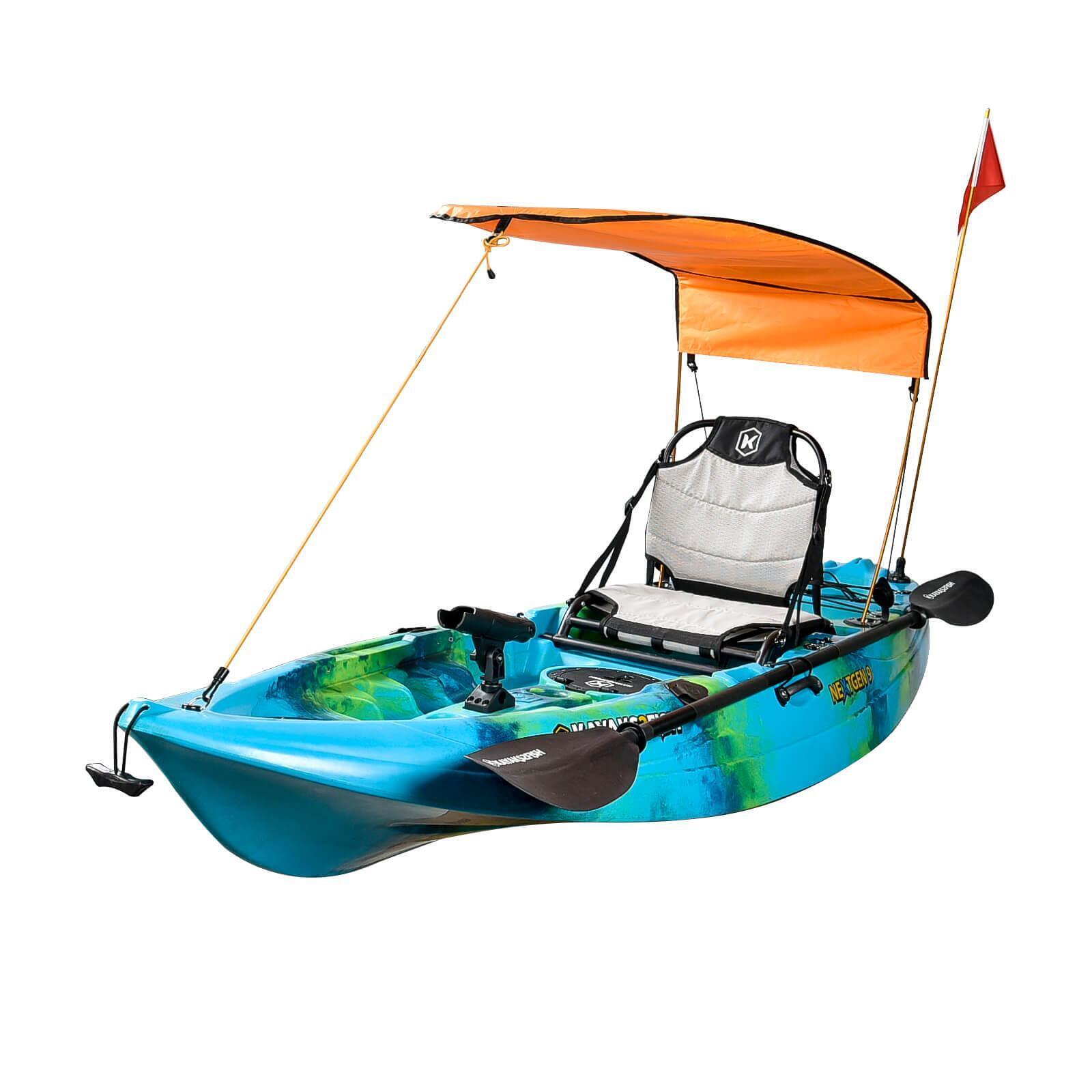 K2F Detachable Sun Shade Awning for Single Kayak Canoe - $99 - Kayaks2Fish