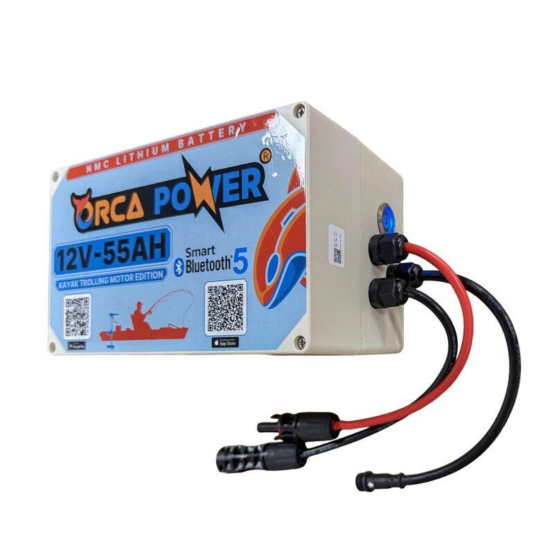 Orca Power 12V 55Ah Lithium NMC Kayak Battery with Bluetooth - $579 ...