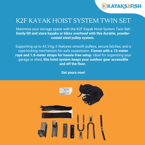 K2F Kayak Hoist System Twin Set - $49 - Kayaks2Fish